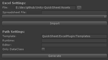 Excel Howto Unity QuickSheet