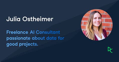 Julia Ostheimer Data Scientist