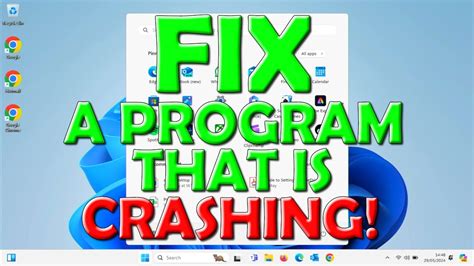 Fix A Program That Is Crashing Youtube