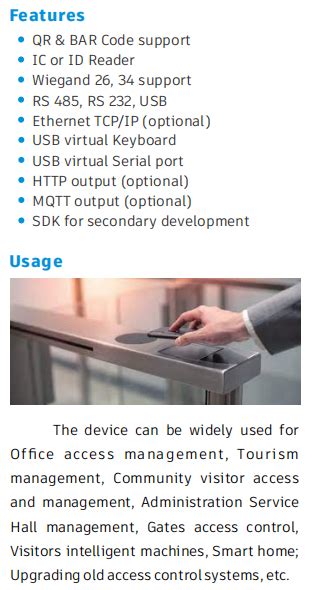 tcp ip qr code rfid reader china factory fondvision