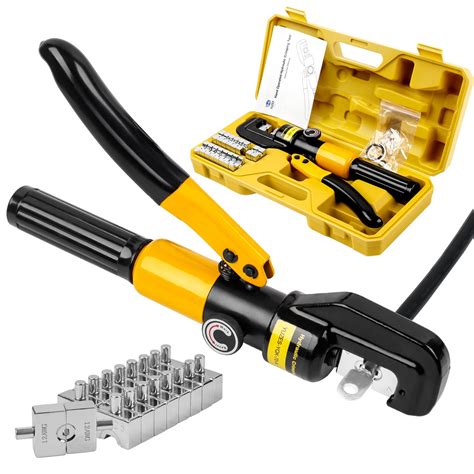 Yuzes Hydraulic Crimping Tool 10 Tons 12 Awg To 2 0 Battery Cable