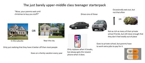 The Lower Upper Middle Class Starter Pack Rstarterpacks
