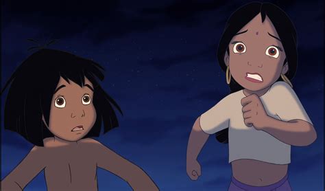 Image Mowgli And Shanti Running In Fearpng Jungle Book Wiki Fandom Powered By Wikia