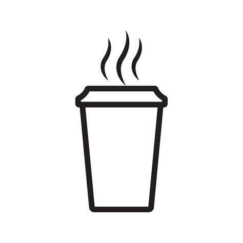 Coffee Paper Cup Icon Design Vector 26398336 Vector Art At Vecteezy