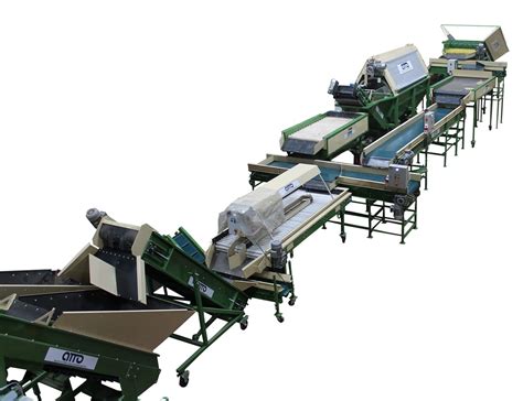 линия для мойки полировки сушки сухой очистки сортировки калибровки фасовки упаковки