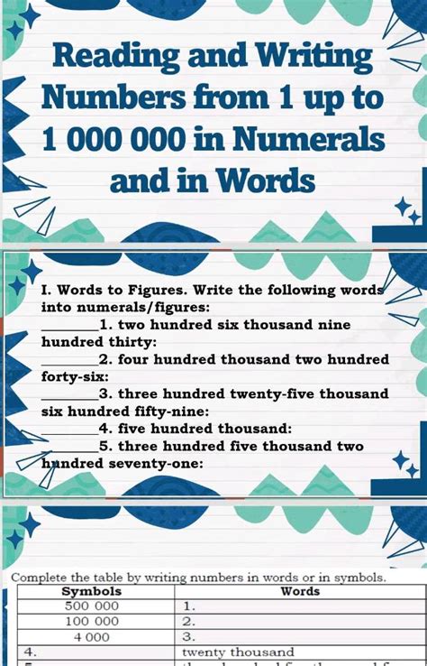 Reading And Writing Numbers From Up To StudyX