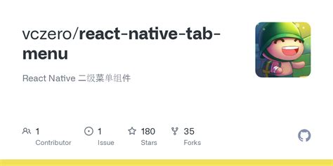 Github Vczeroreact Native Tab Menu React Native 二级菜单组件