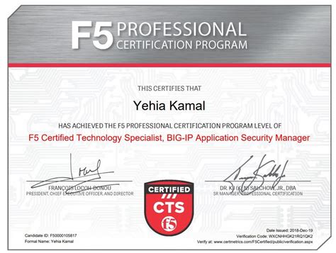 Yehia Atef On Linkedin F5 Certified Technology Specialist Big Ip Application Security… 25