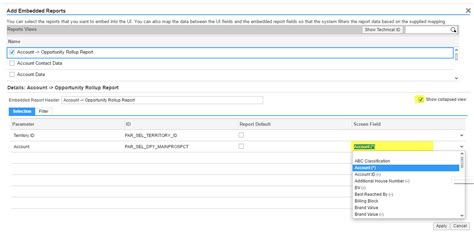 Embedding A Hierarchical Report In C4c Sap Community