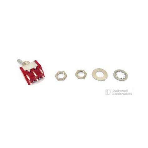 Mini Toggle Switch M Series DPDT On On