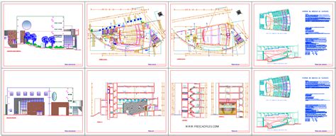 Lecture Hall Seating [dwg]
