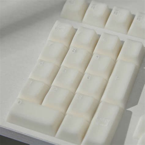 Keycap Pad Marmar Putih Kawasan Digital Kekunci Tambahan 22 Kekunci Papan Kekunci Mekanikal