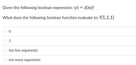 Solved Given The Following Boolean Expression Yzzxy′