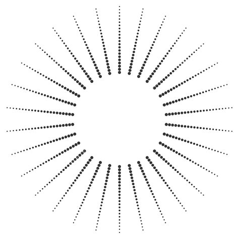 Dotted Circle Background Vector Dotted Eliphs Circle Design Dotted