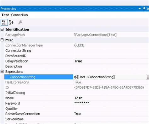 Expression SSIS Foreach Loop Container OLE DB Problem With Dynamic Connection Stack Overflow