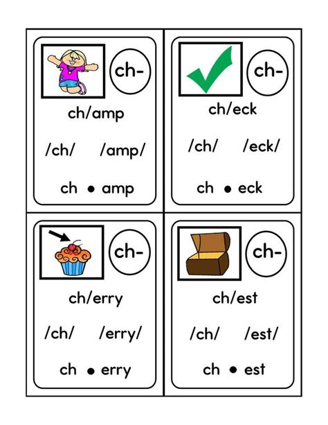 Digraph Ch Sh Th Flash Cards And No Prep Worksheets Artofit