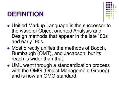 Ppt Uml Unified Markup Language Powerpoint Presentation Free Download Id6077682