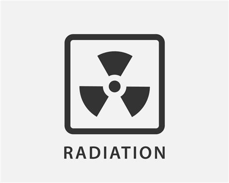 Radiation Icon Vector Warning Radioactive Sign Danger Symbol 33230720