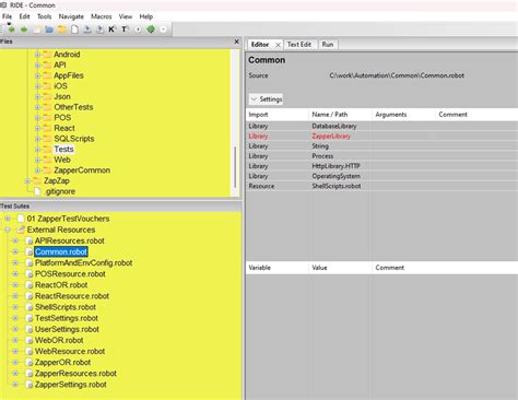 Issue With Custom Library Its Showing In Red Libraries Robot Framework