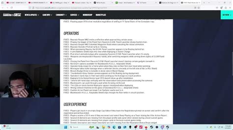 Siege Y10 S1 Update Notes Youtube