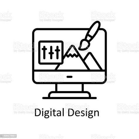 디지털 디자인 벡터 개요 아이콘 디자인 그림 흰색 배경 Eps 10 파일에 그래픽 디자인 기호 0명에 대한 스톡 벡터 아트 및 기타 이미지 Istock