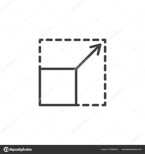 Scalability Line Icon Stock Vector Image By ©avicons 255896720