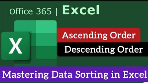 Mastering Data Sorting In Excel A Comprehensive Guide Arrange Data In