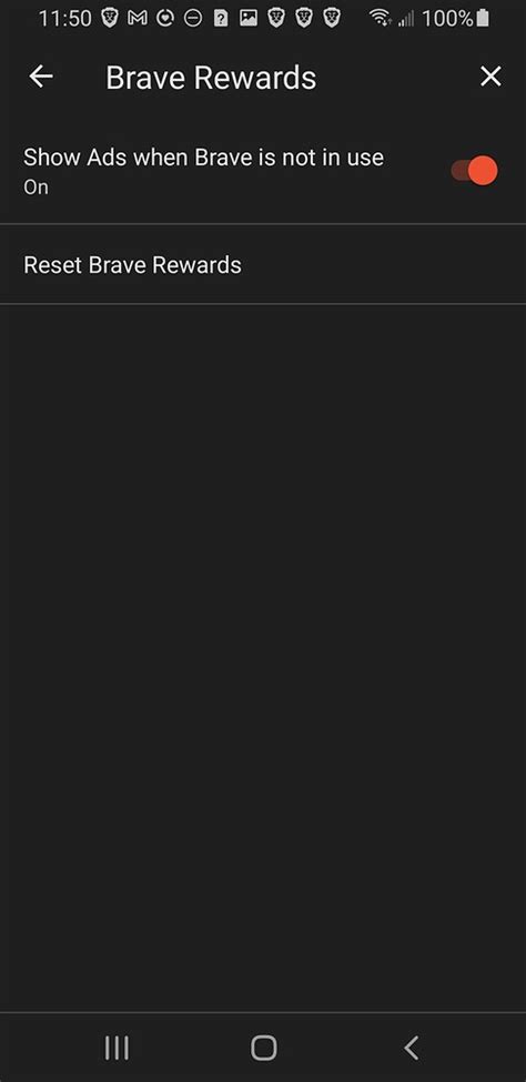 [android] Redirect To `brave Rewards` Settings Page When User Presses Brave Rewards Button