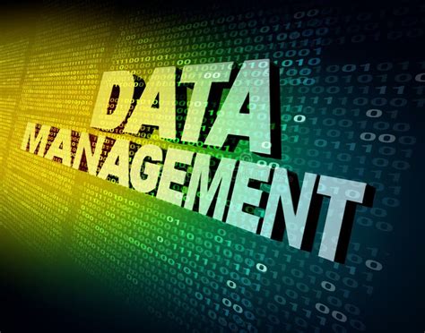 Data Management Stock Illustration Illustration Of Data 101070544