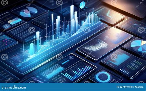 data analytics featuring elements like charts graphs and data