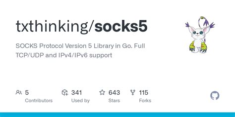 Github Txthinkingsocks5 Socks Protocol Version 5 Library In Go Full Tcpudp And Ipv4ipv6