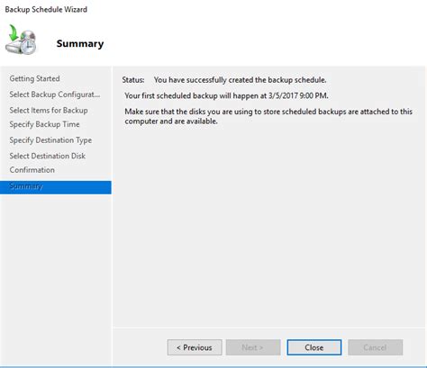 Configure Backup For Exchange Using Windows Backup Aerrow