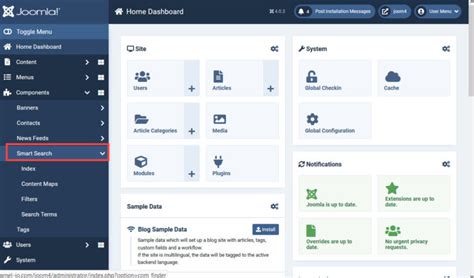 Joomla Smart Search InMotion Hosting