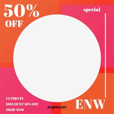 라운드 컬러 소셜 미디어 일러스트 테두리 소셜 미디어 이야기 테두리 기하 Png 일러스트 및 Psd 이미지 무료 다운로드 Pngtree