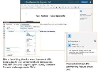 IBM Filenet Content Navigator IBM Docs Screen Demo PPT