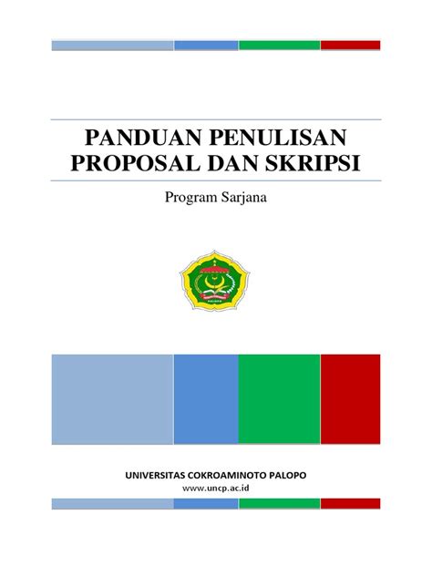 Panduan Proposal Dan Skripsi Uncp 2014 Versi 2 Pdf