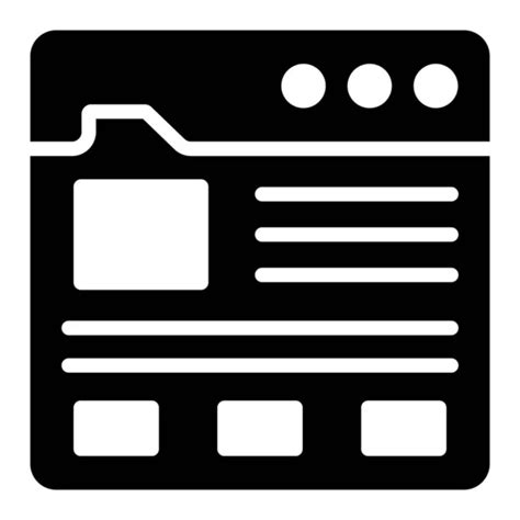 Web Navigator Icon User Interface Vector Illustration Simple Vector