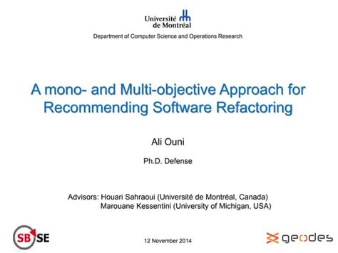 A Mono And Multi Objective Approach For Recommending Software