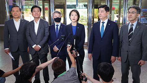 민주당 경찰청 항의 방문‥ Mbc 압수수색 언론자유 심각 훼손
