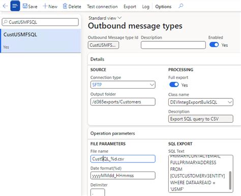 Implement Periodic Data Export From D365fo To Sftp Denis Trunins X