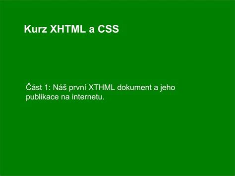 Xhtml Ppt