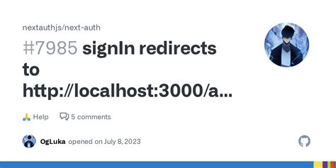 Signin Redirects To Localhost3000apiautherror In Development Immediately