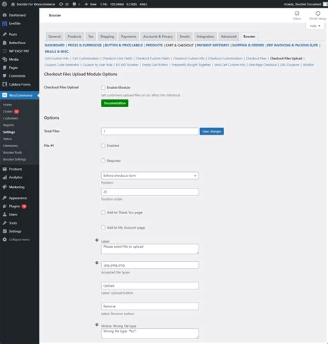 Woocommerce Checkout Files Upload Plugin Booster For Woocommerce