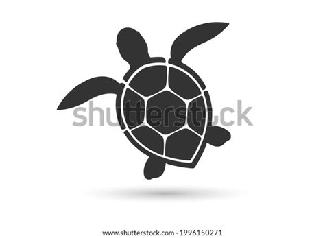 Sea Turtle Icon Vector Illustration Stock Vector Royalty Free 1996150271 Shutterstock