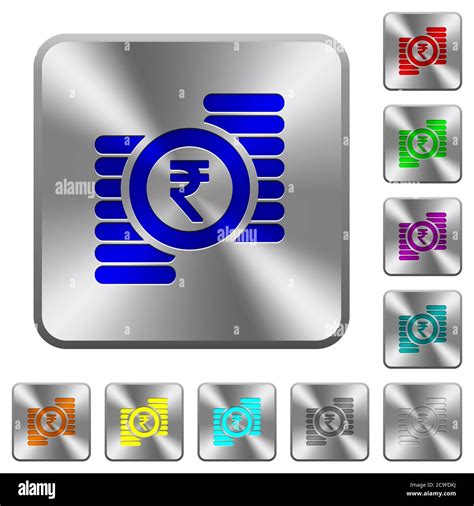 Indian Rupee Coins Stock Vector Images Alamy