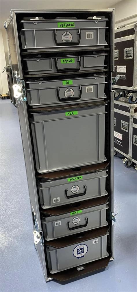 Tech Storage Drawer Stack