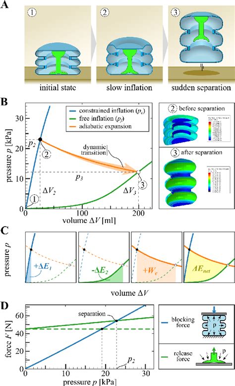figure 2 from rapid energy release in inflatable soft actuators through