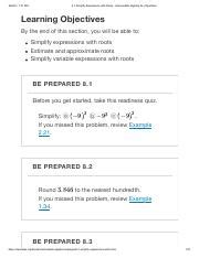 Simplify Expressions With Roots Intermediate Algebra E OpenStax Pdf AM