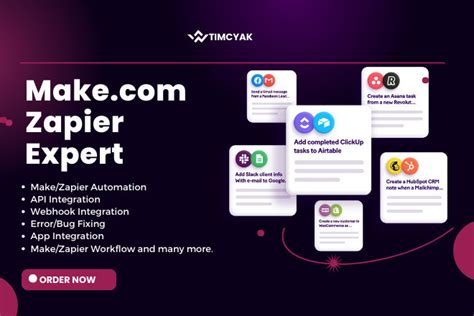 Setup Automation Zapier Integromat Integration And Workflow