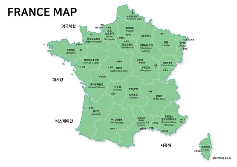 프랑스 지도 한글판 3가지 무료로 다운로드 네이버 블로그